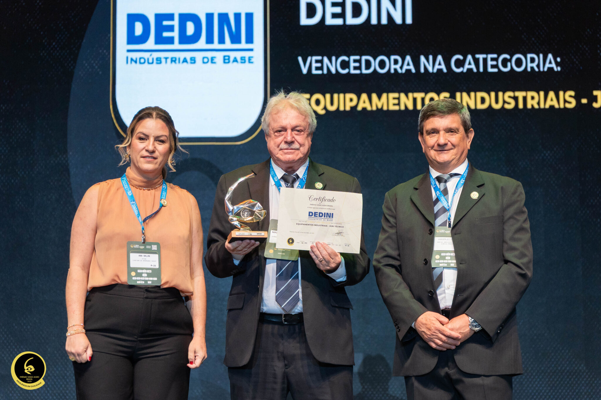 Dedini é eleita pelo júri técnico e vence o Prêmio Visão Agro Brasil na ...